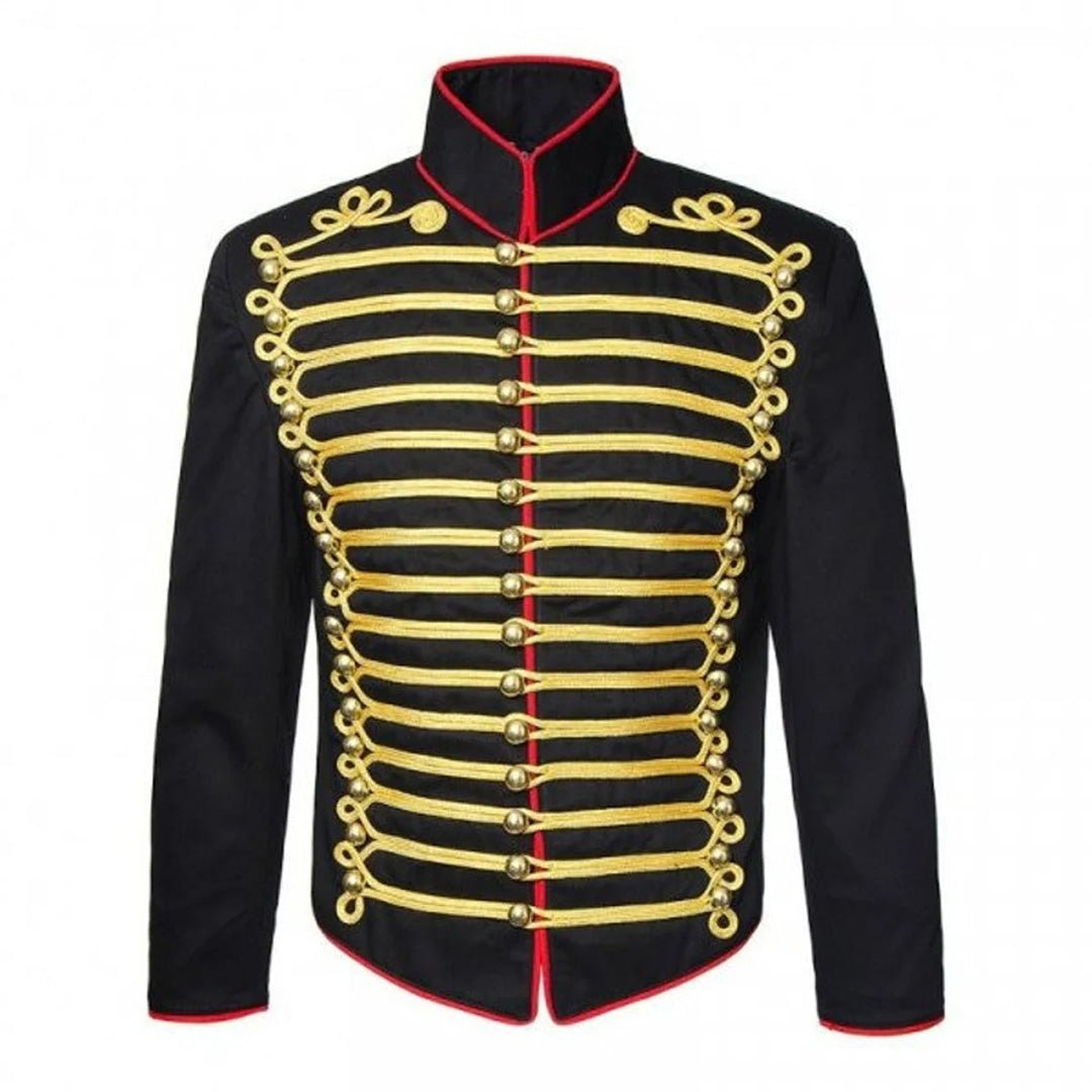 Men's Napoleonic Black Military Jacket John Smith Gold Embroidery Man ...