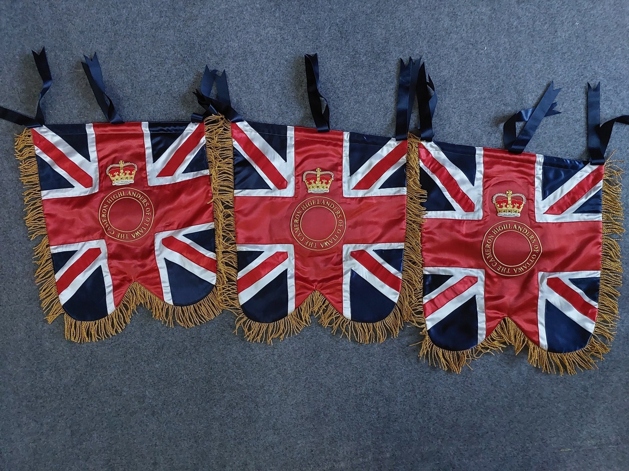 Pipe Banner Double Sided Hand Embroidered Custom Made – Imperial ...